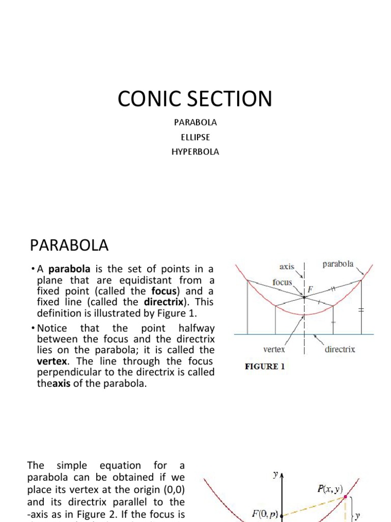 Conic Section | PDF