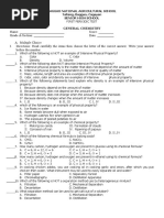 First Quarter Exam - Grade 11 - Earth Science | PDF | Universe | Earth