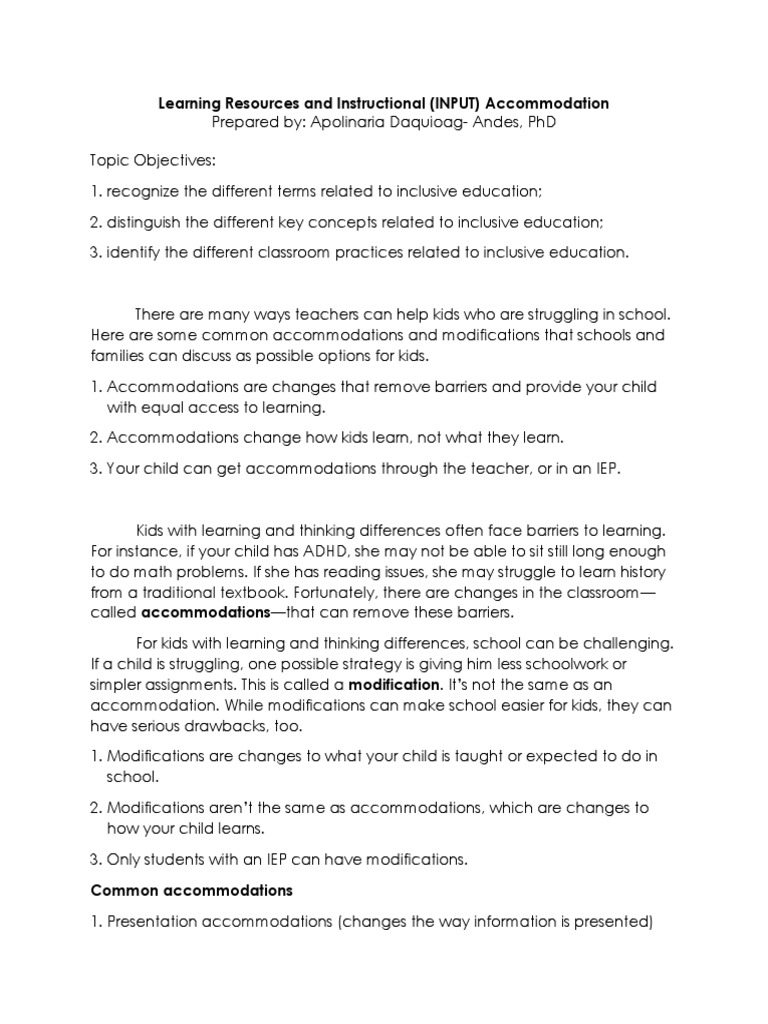 Learning Resources and Instructional | PDF | Learning | Curriculum