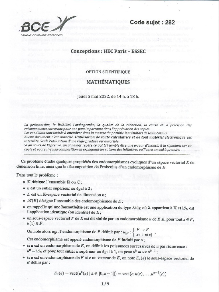 Hec Essec 2022 S Scan | PDF
