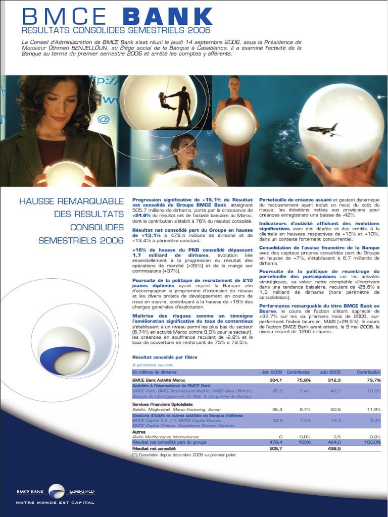 BMCE Rapport | PDF | Banques | Maroc