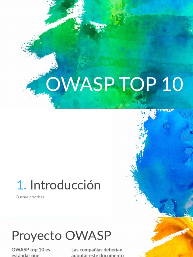 Owasp Top 10 | PDF | Autenticación | Contraseña