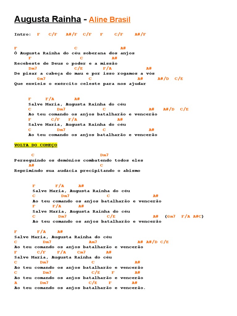 Augusta Rainha - F | PDF