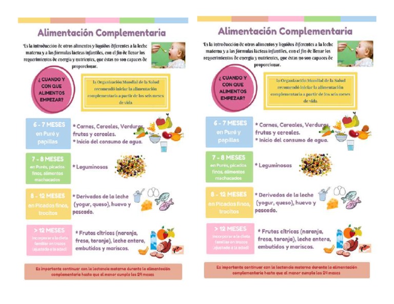 Alimentacion Complementaria | PDF
