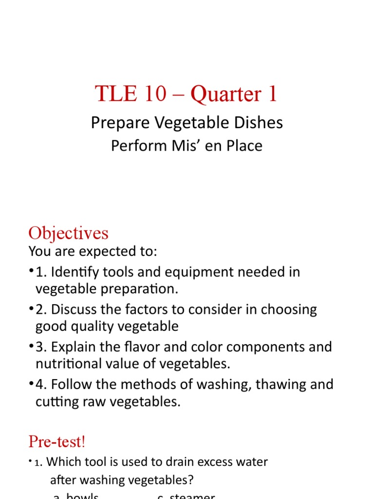 TLE 10 Quarter 1 Module 1 | PDF