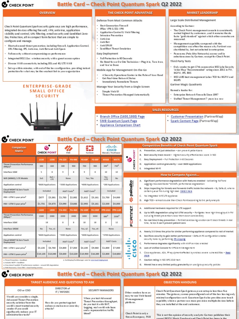 Quantum SMB Battle Card - Cleaned | PDF