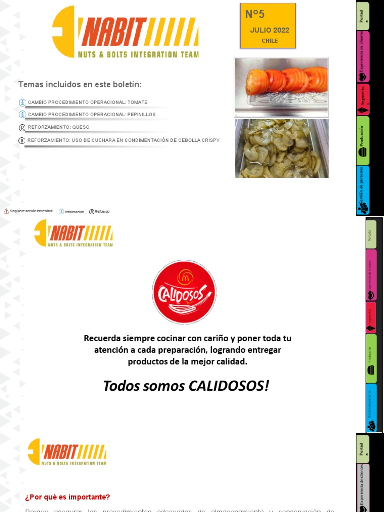 NABIT Actualización Procedimiento Tomate y Pepinillo Reforzamiento ...