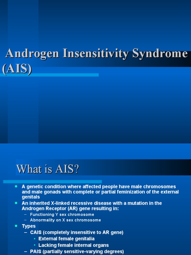 Androgen Insensitivity Syndrome (Ais) | PDF | Androgen | Reproduction