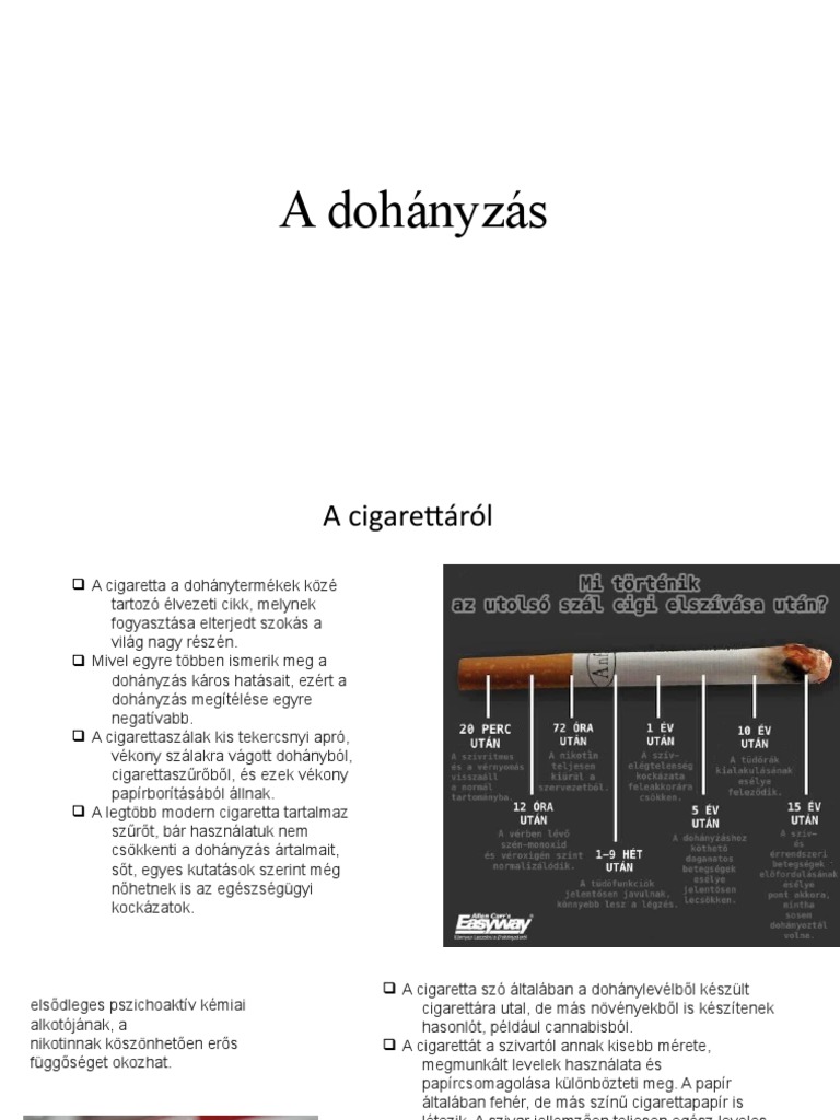 A Dohányzás | PDF