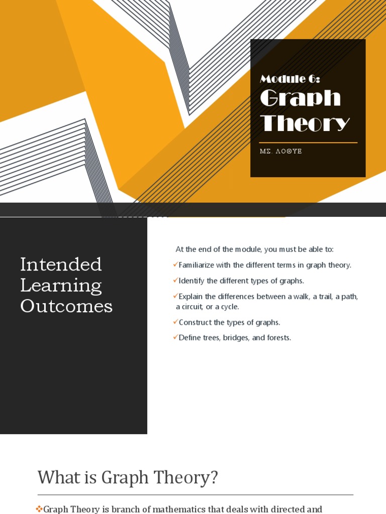 Module 6 Graph Theory | PDF | Vertex (Graph Theory) | Graph Theory