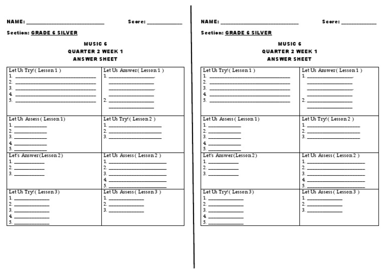 Music Quarter 2 Week 1 | PDF