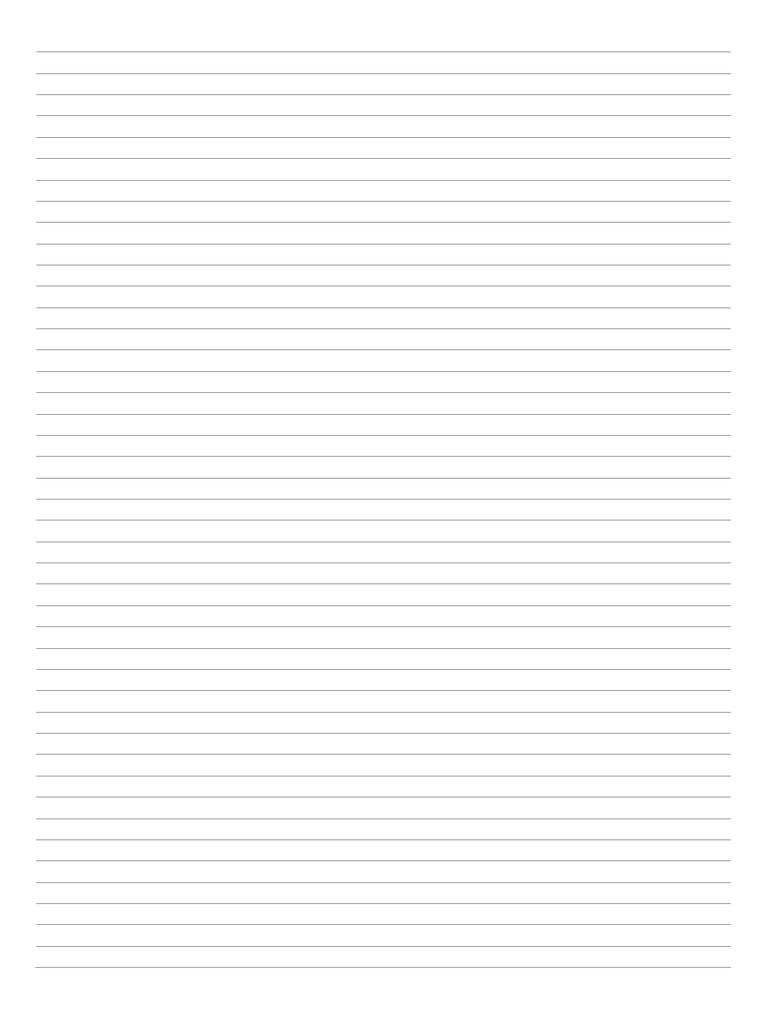 A4 Lijntjes Papier 6 MM | PDF