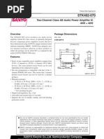 Amplificador 1 THD stk4432 | PDF | Capacitor | Power Supply