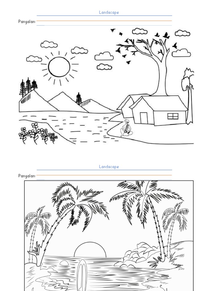 Lanscape Coloring | PDF