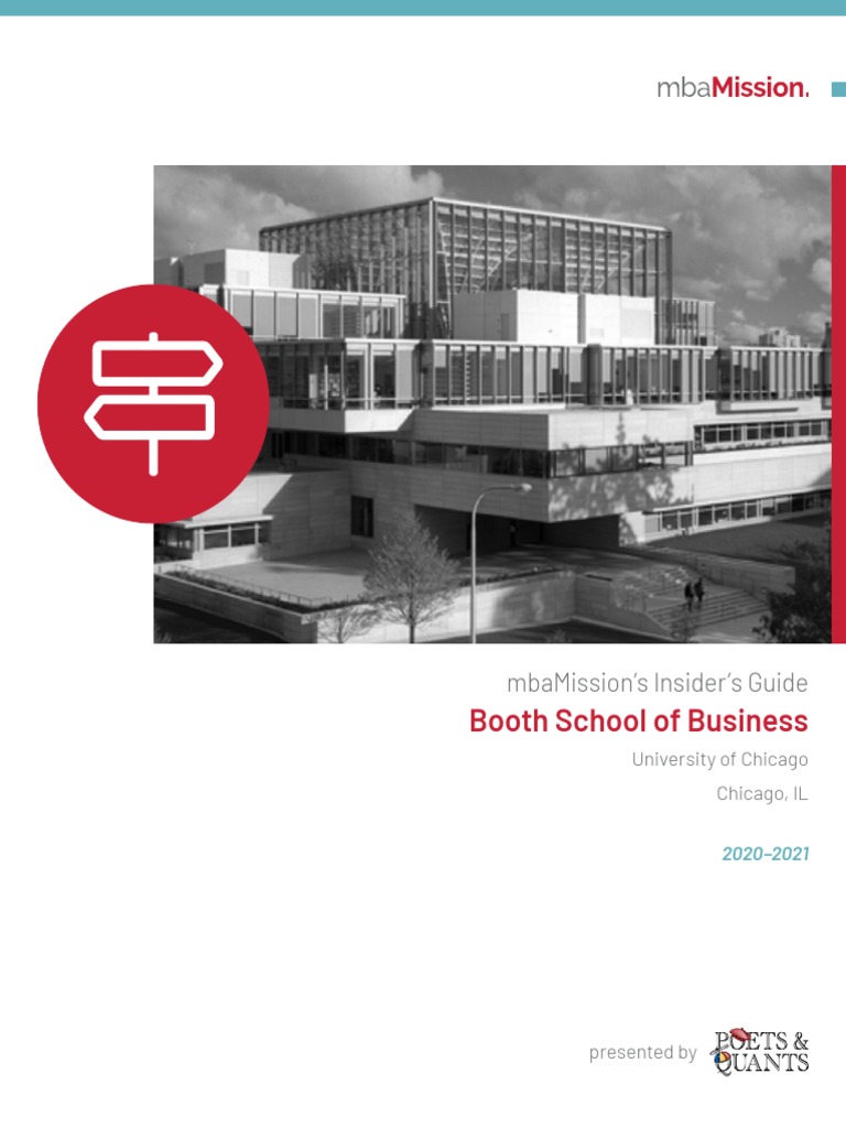 Booth School of Business Guide | PDF | Master Of Business ...