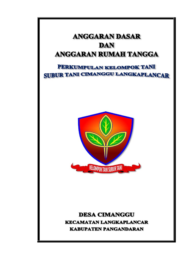 Ad Art Kelompok Tani Subur Tani Pdf