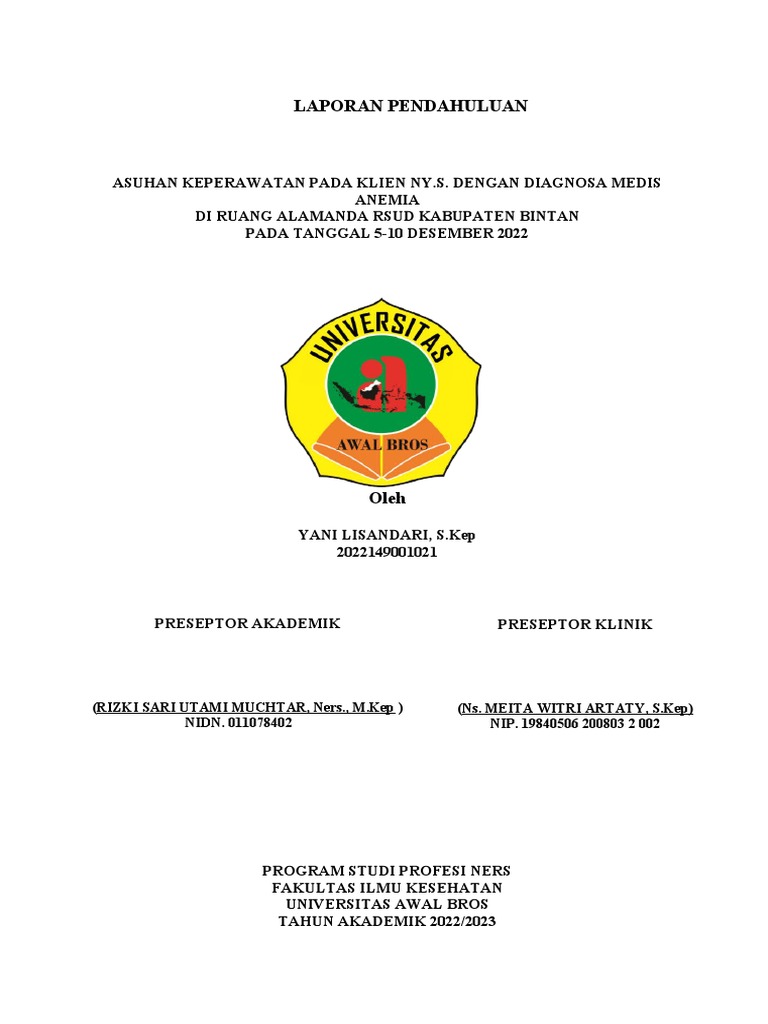 LP Anemia | PDF