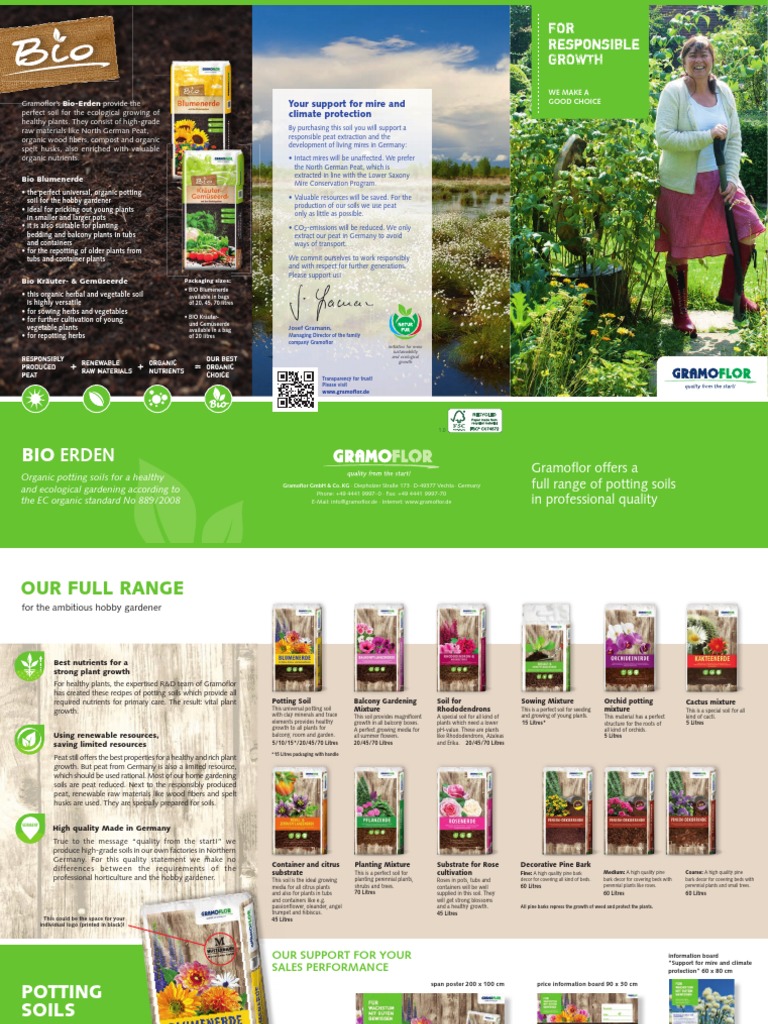 Gramoflor Katalog Hobby Substrat | PDF | Soil | Plants