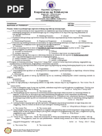 SUMMATIVE TEST GRADE 9 FILIPINO (AutoRecovered) | PDF