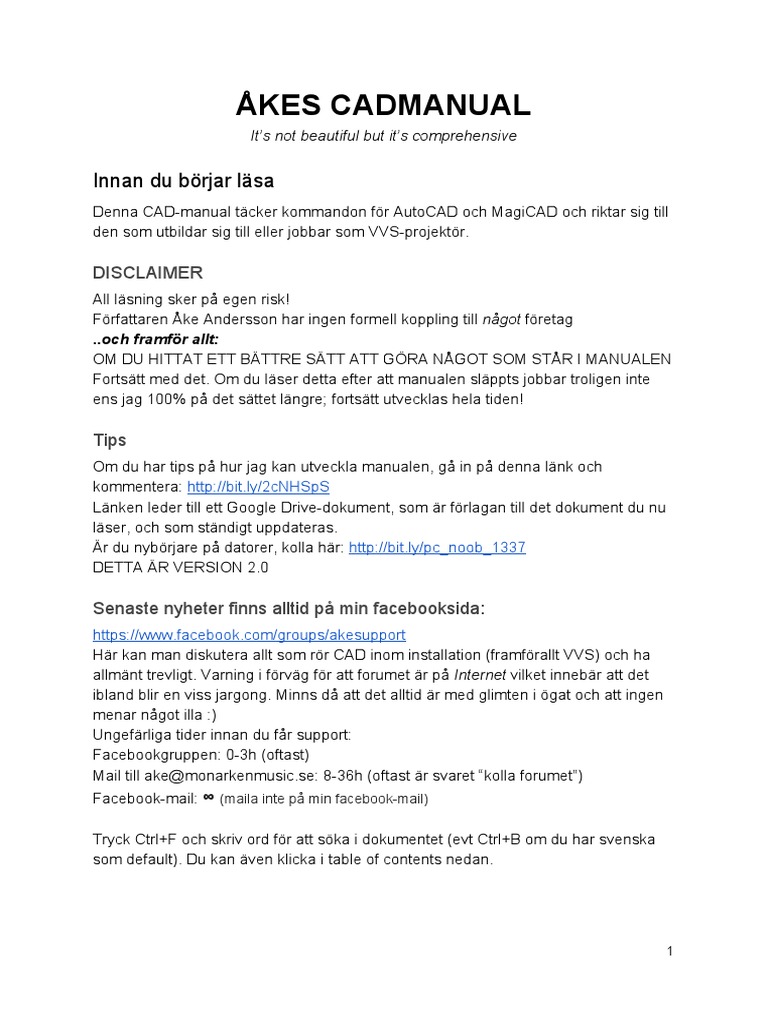 CAD Manual | PDF CAD Manual | PDF
