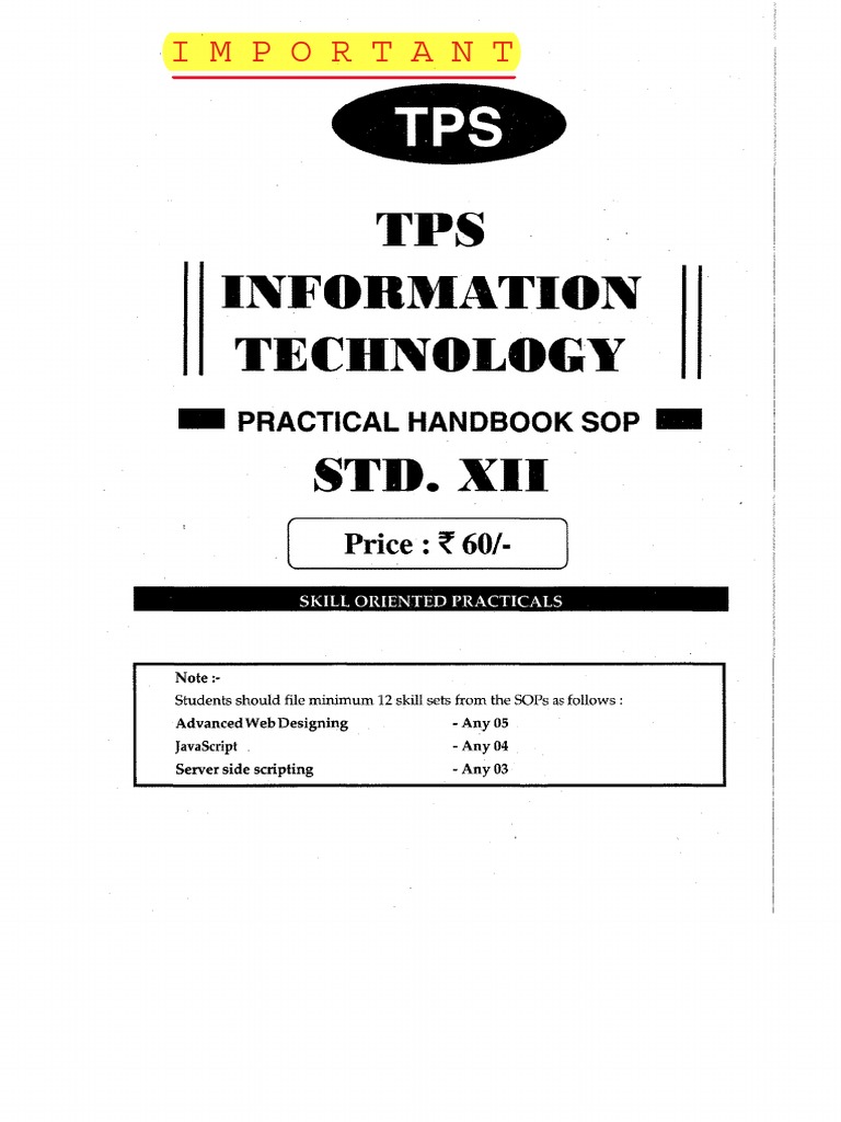 TPS IT Book | PDF | World Wide Web | Internet & Web