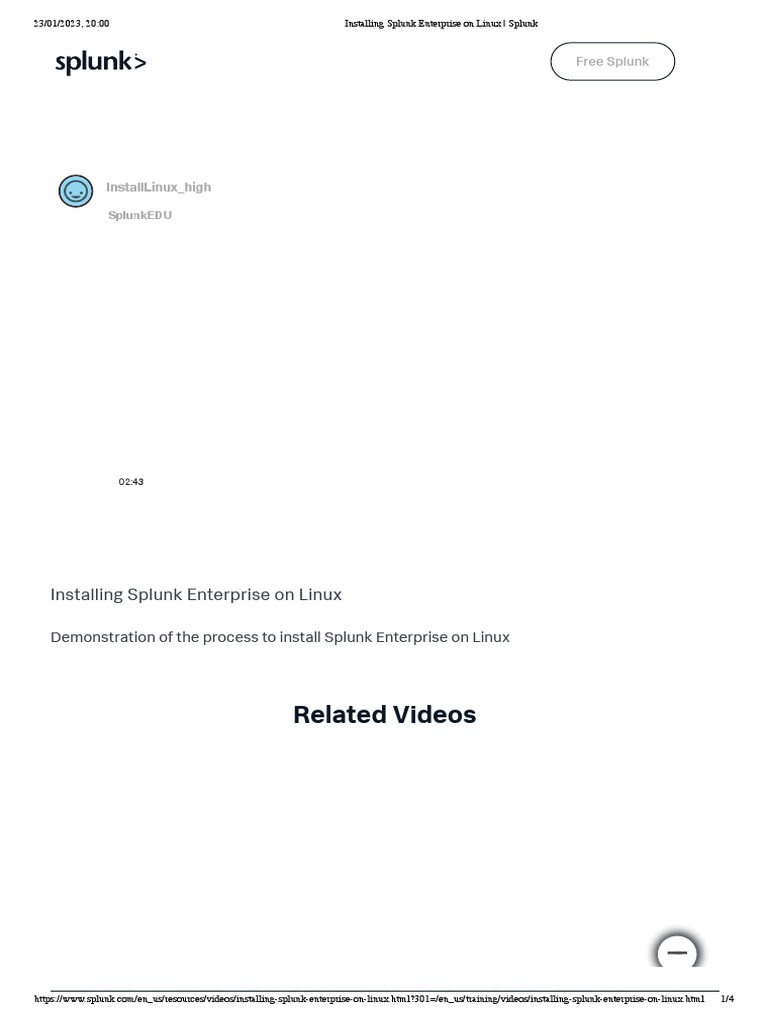 Installing Splunk Enterprise On Linux - Splunk | PDF | Linux | Computer Engineering