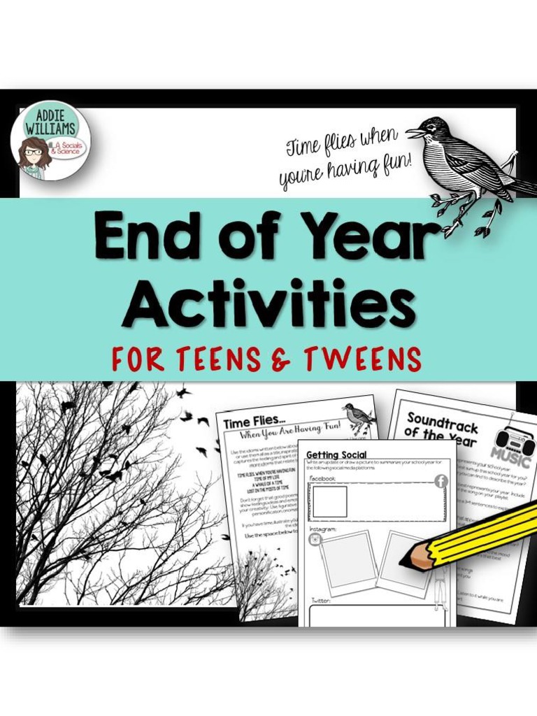 Activities For The End of The Year | PDF | Poster | Newspapers