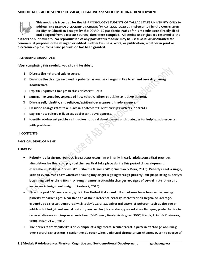 Understanding Puberty in Adolescence | PDF | Adolescence | Puberty