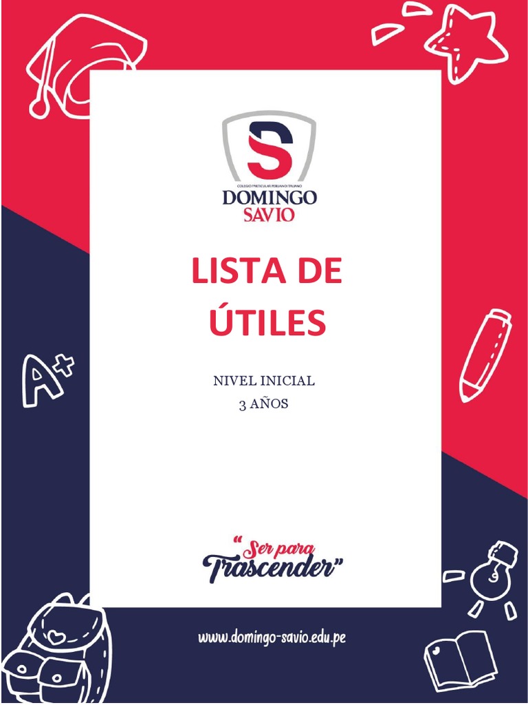 Lista de Utiles | PDF