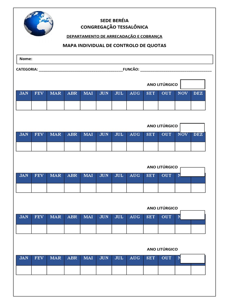 Controlo de Quotas Individuais | PDF