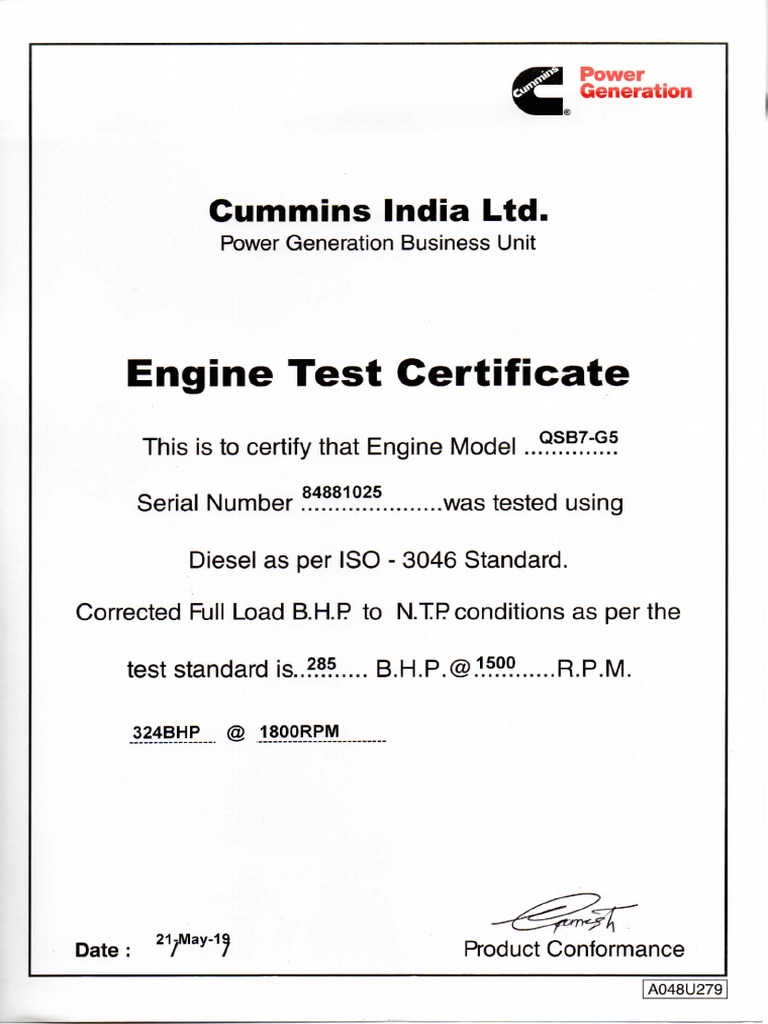 Documentos Cummins | PDF