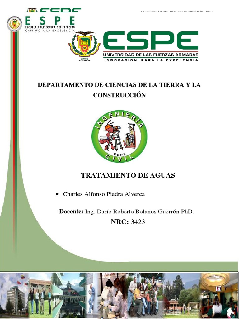 Ejemplo de Diseño de PTAR | PDF | Aguas residuales | Agua