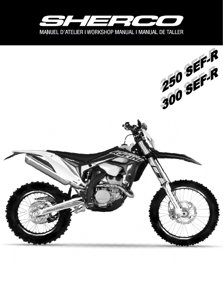 2017 Manual de Taller 250-300 SEF-R | PDF | Tornillo | Engranaje