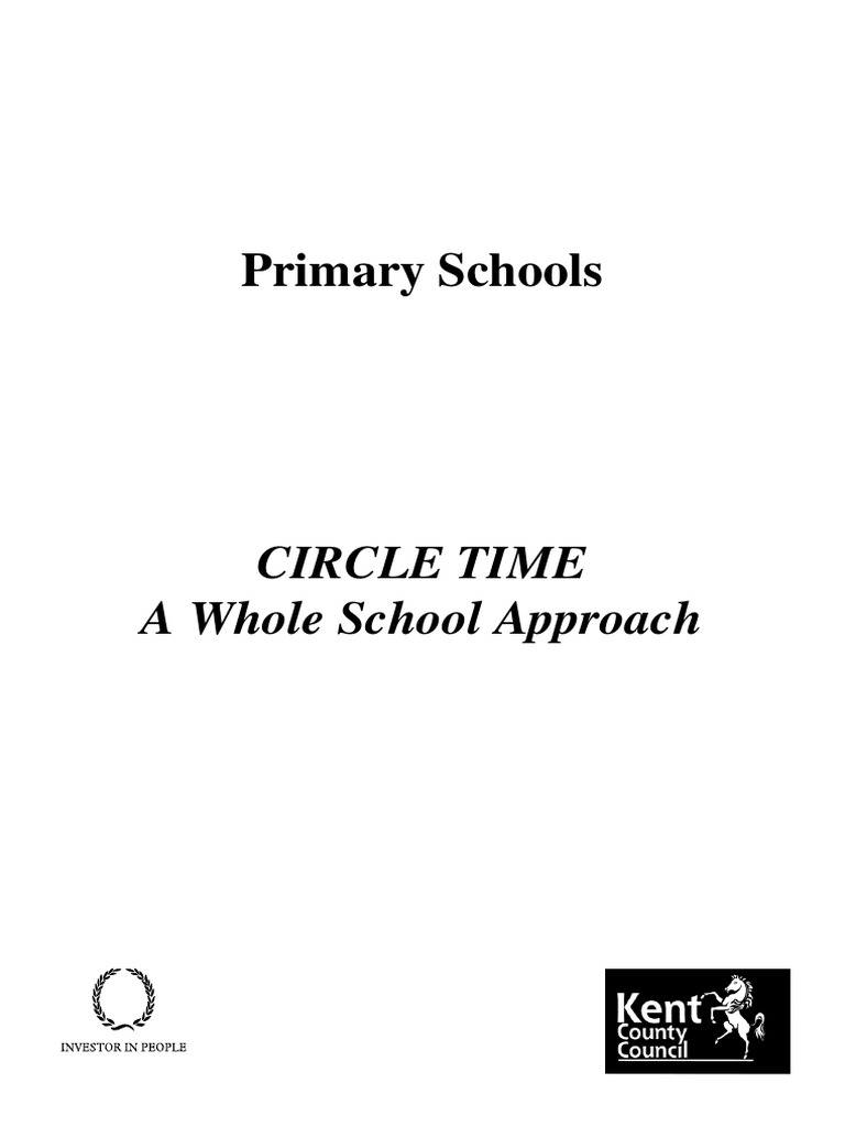 Circle Time | PDF | Teachers | Self Esteem