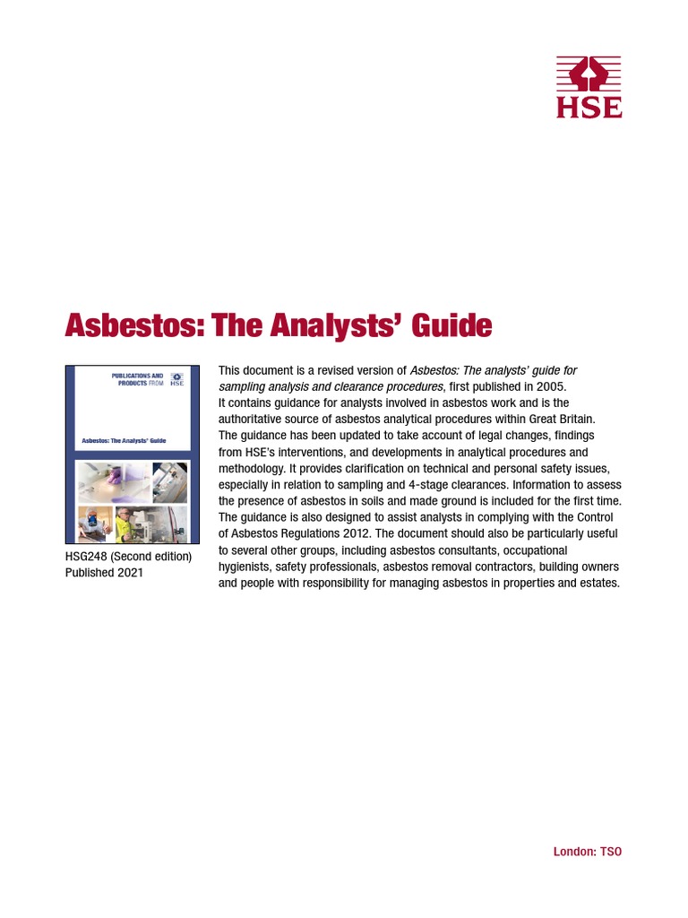 HSG 248 | PDF | Asbestos | Occupational Safety And Health