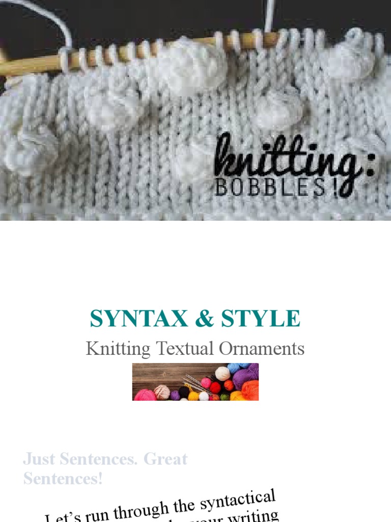 L Syntax | PDF | Sentence (Linguistics) | Syntax