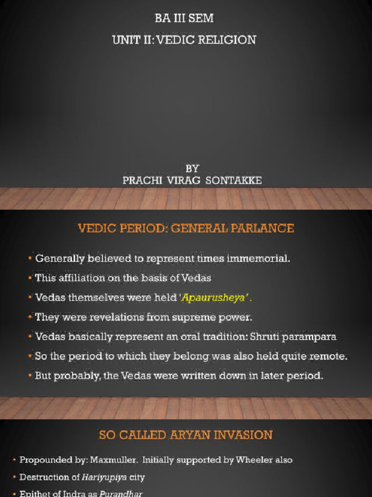 Early Vedic Religion | PDF