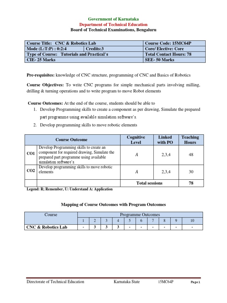 4.CNC and Robotics Lab | PDF | Numerical Control | Simulation