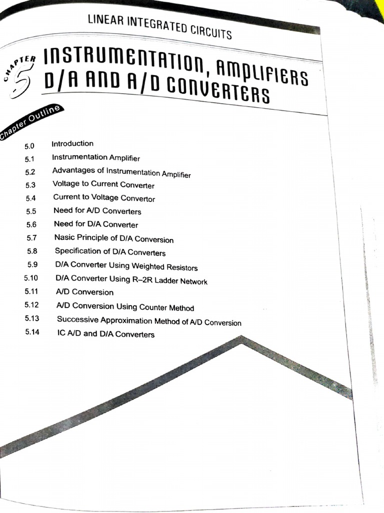 Lic Chapter 5 | PDF | Analog To Digital Converter | Operational Amplifier