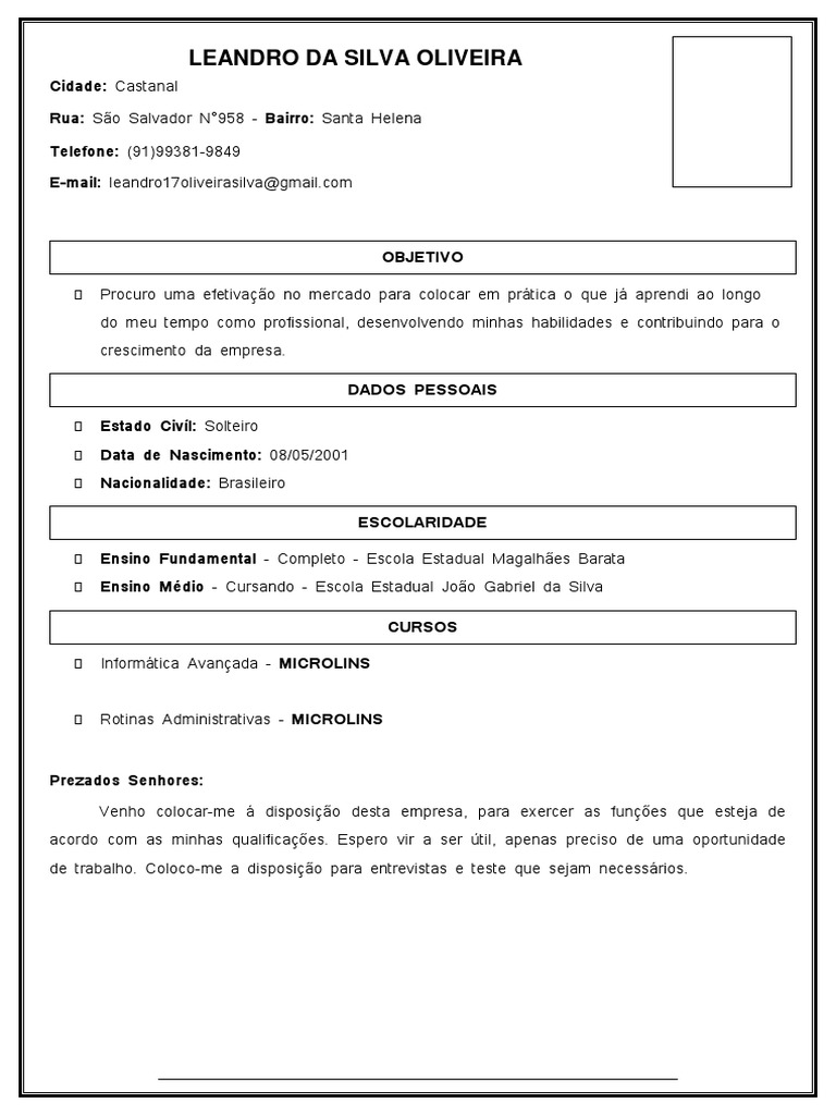 Leandro (Curriculum) | PDF