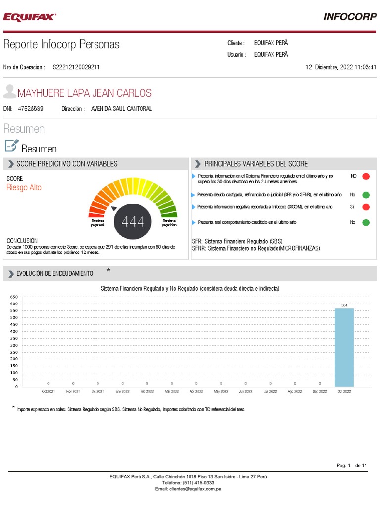 Report Ee Qui Fax | PDF | Deuda | Lima