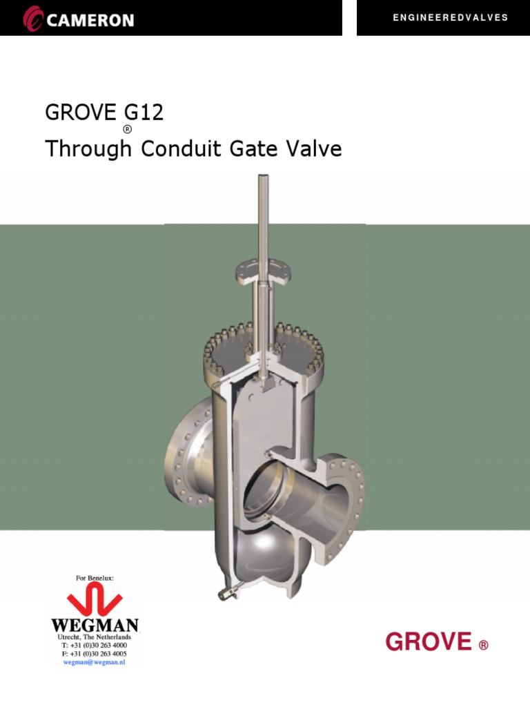 Grove Gate Valve G12 | Download Free PDF | Valve | Materials