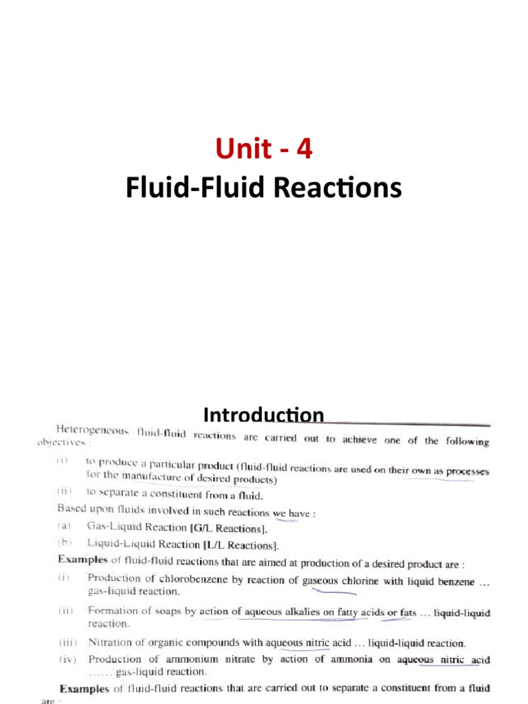 Fluid-Fluid Reaction Dynamics | PDF | Science & Mathematics