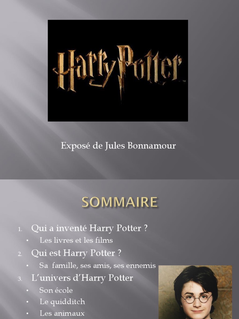 Exposé sur Harry Potter et son univers | PDF | Fantaisie | Romains de ...