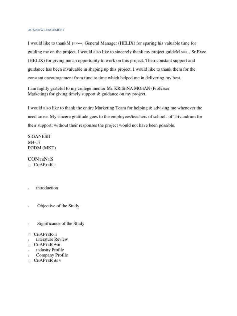 Acknowledgement | PDF | Educational Technology | Expert