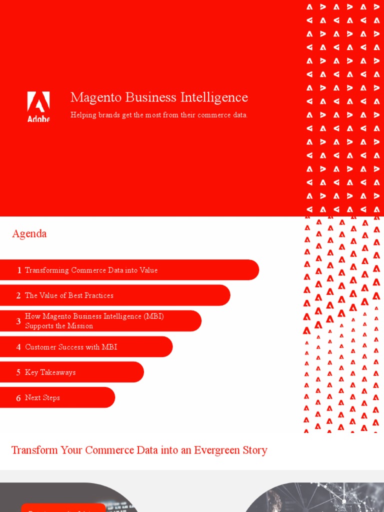 Magento Business Intelligence Customer Presentation | PDF | Analytics | E Commerce