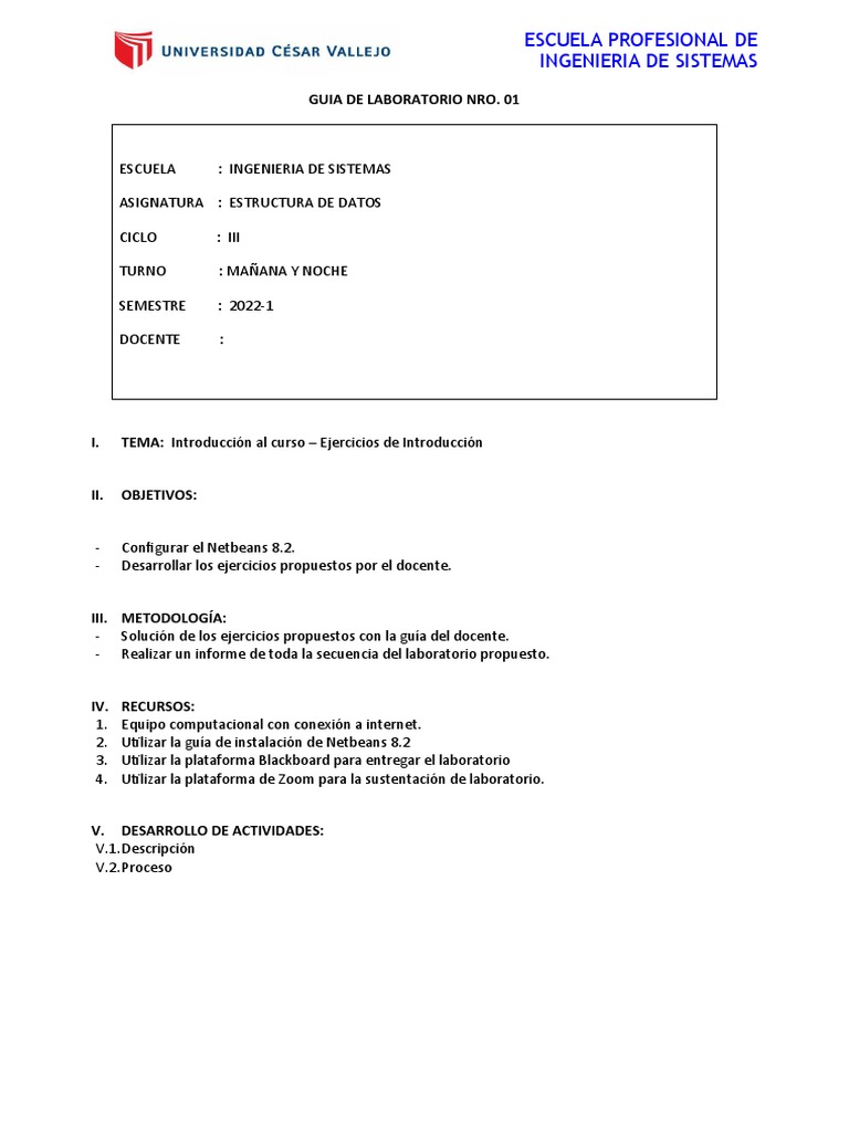 Guia de Laboratorio #1 | PDF | Java (lenguaje de programación) | Tipo de datos