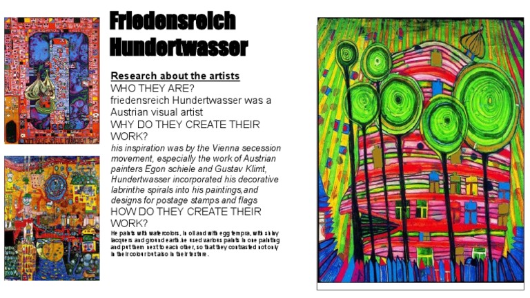 Art Fact File of Friedensreich Hundertwasser | PDF | Art