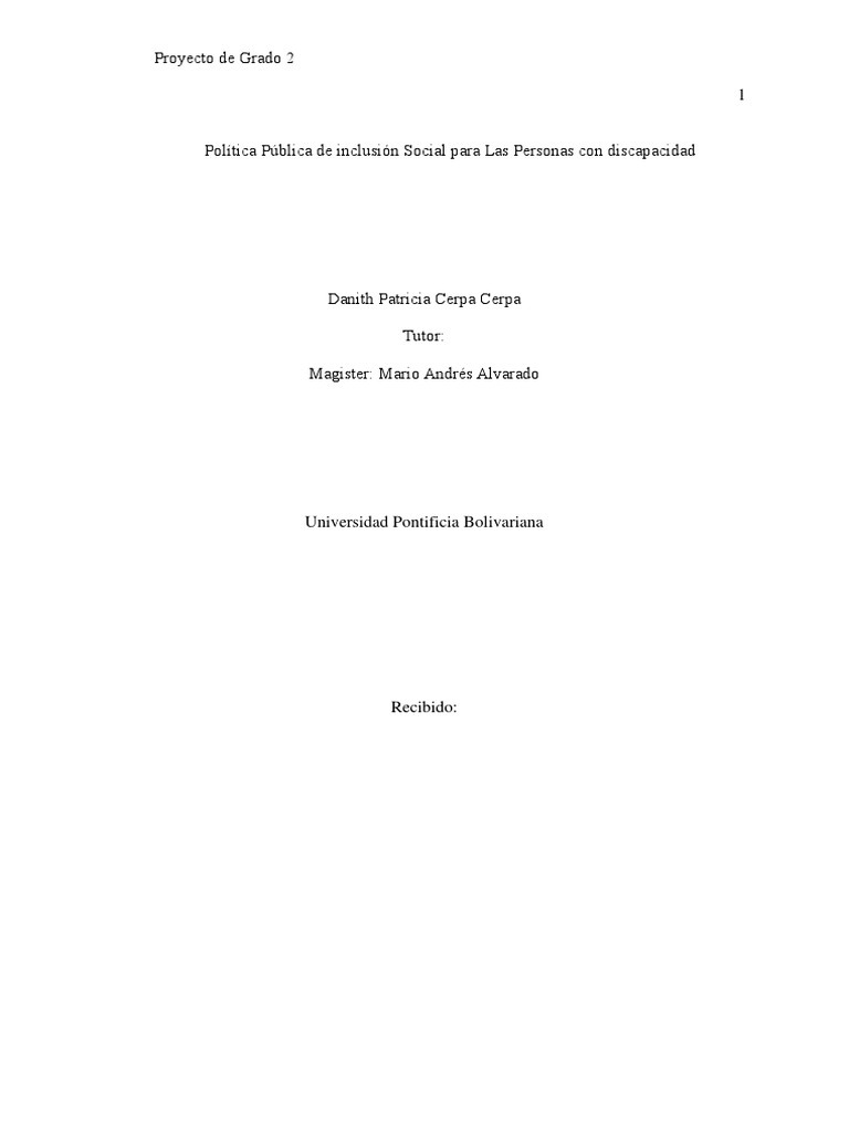 Direccion Danith Cerpa | PDF | Invalidez | Convenio europeo de derechos ...