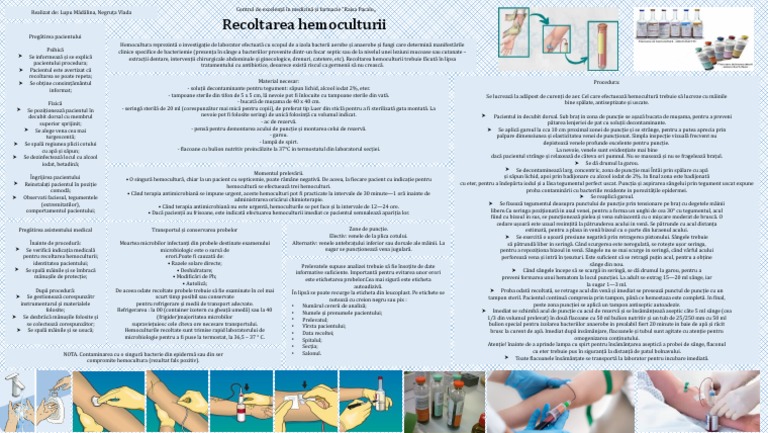 Recoltarea Hemoculturii | PDF